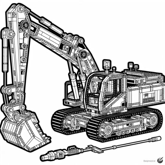Kolorowanki lego technic - Bazgroszyt.pl